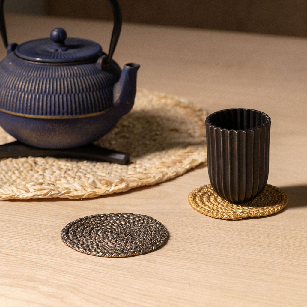 Flemish Flake Coaster | Solid Bronze Coaster Handmade in the UK – G W Lunt